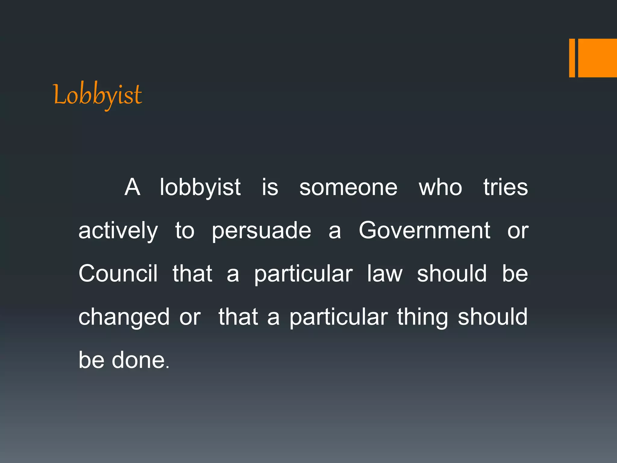Lobbying in nursing | PPT