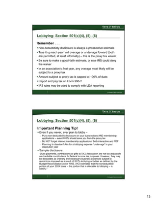 Lobbying Rules Nonprofits | PDF | Political Issues & policy | Politics