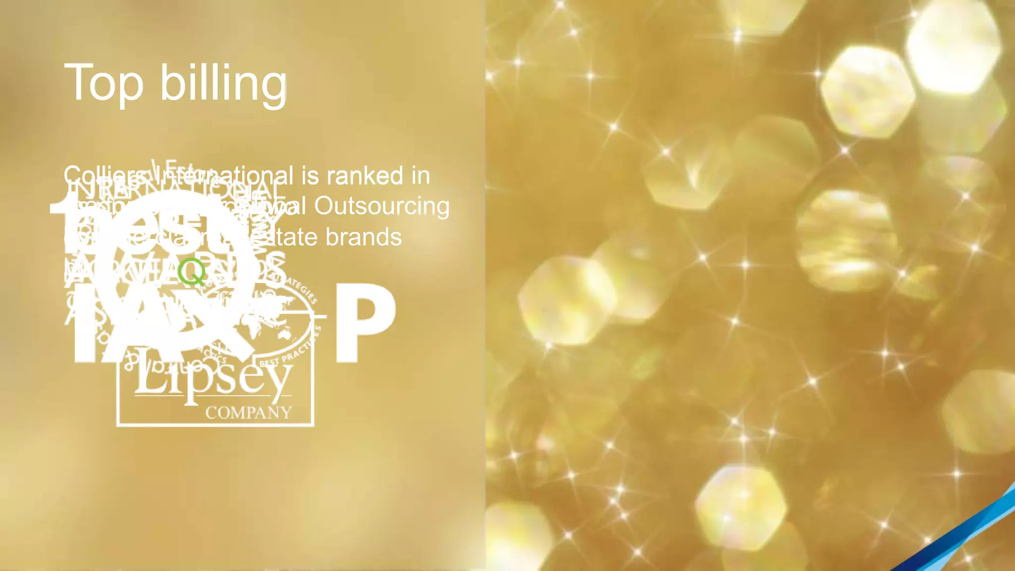 Colliers International Overview 2014 | PPTX