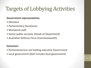 Lobbying | PPTX