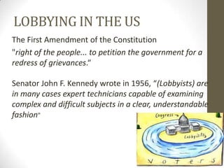 Lobbying | PPTX