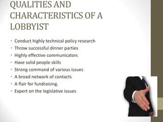 Lobbying | PPTX