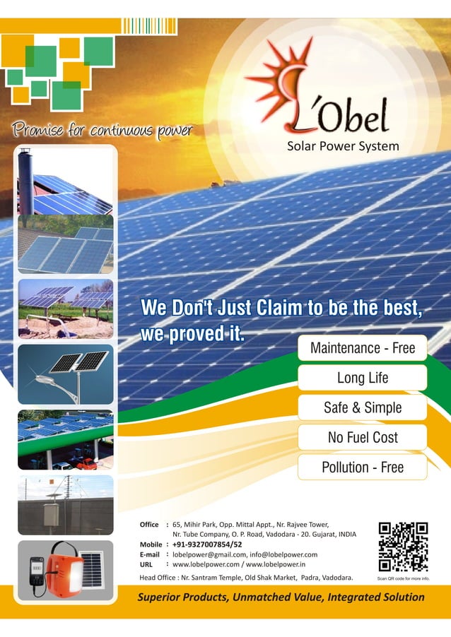 Lobel Solar brochure | PDF