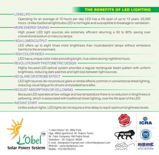 Lobel LED Leaflet - New launching of LED Products in this Diwali. | PPT