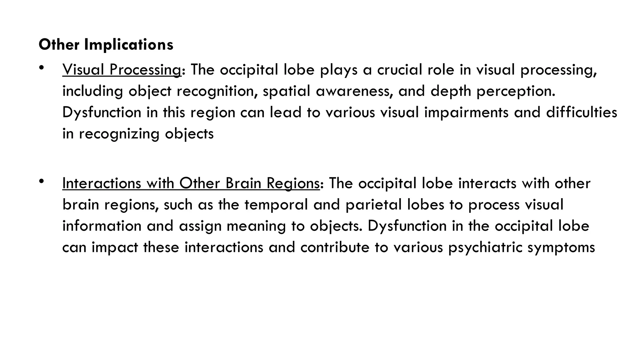 lobes of brain ( parietal, temporal, occipital) | PPTX