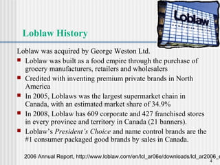 Loblaw case | PPT