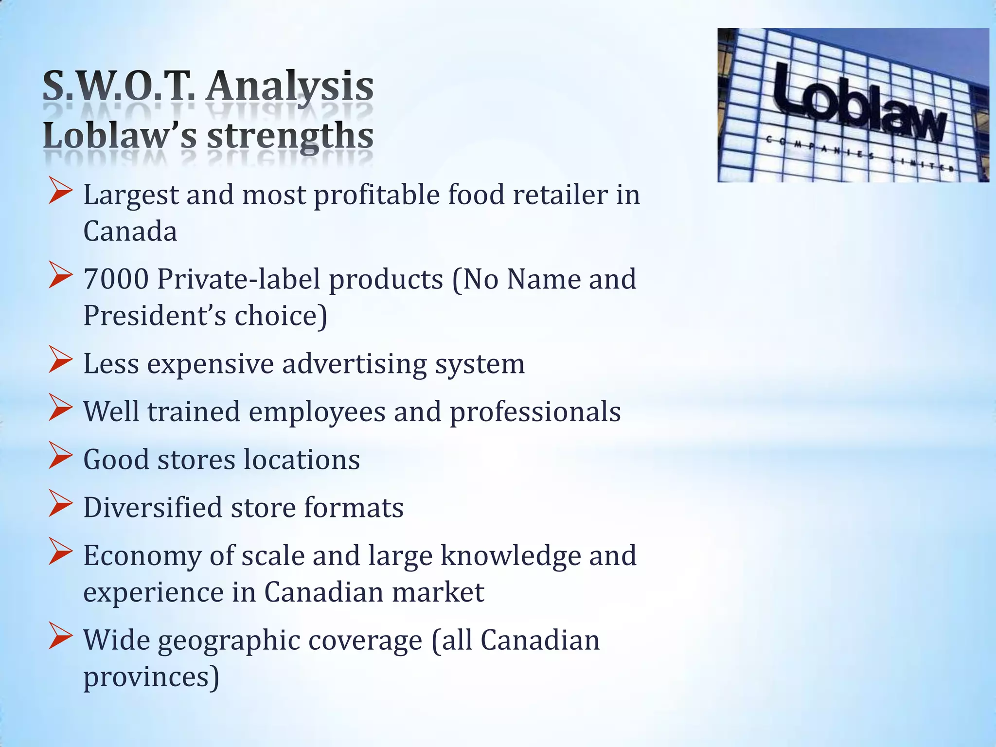 Loblaws company ltd | PPTX