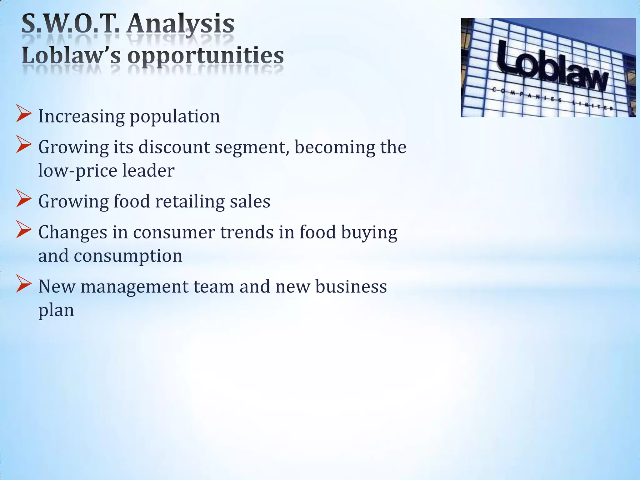 Loblaws company ltd | PPTX