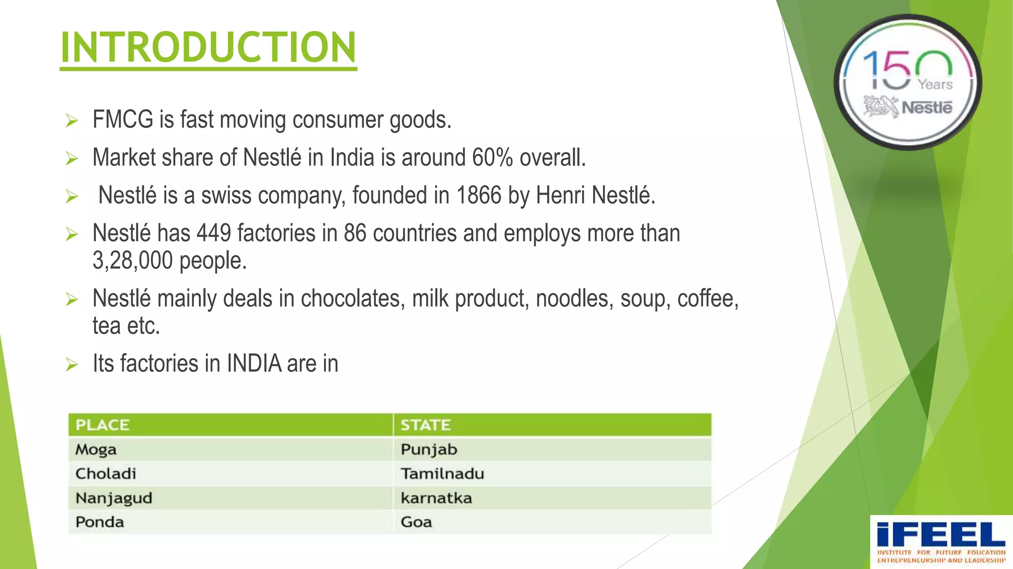Nestle - Organisational Structure | PPTX