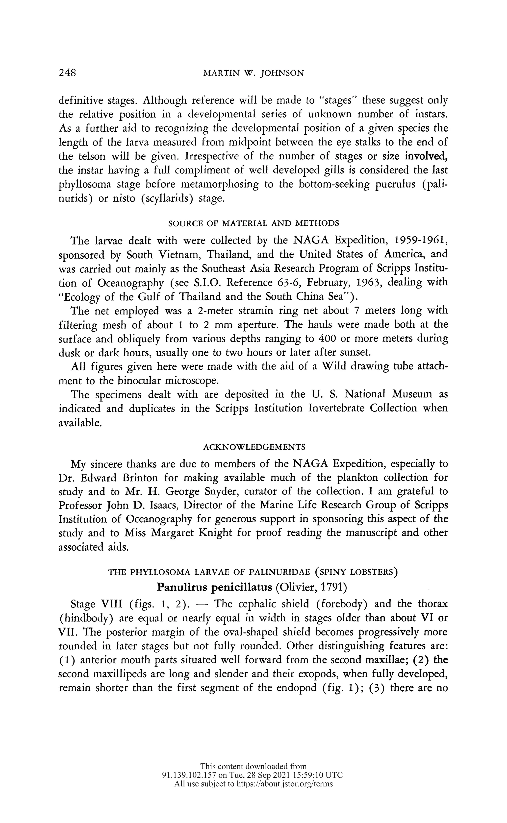 Lobster larvae and their distribution_Johnson 1971.pdf