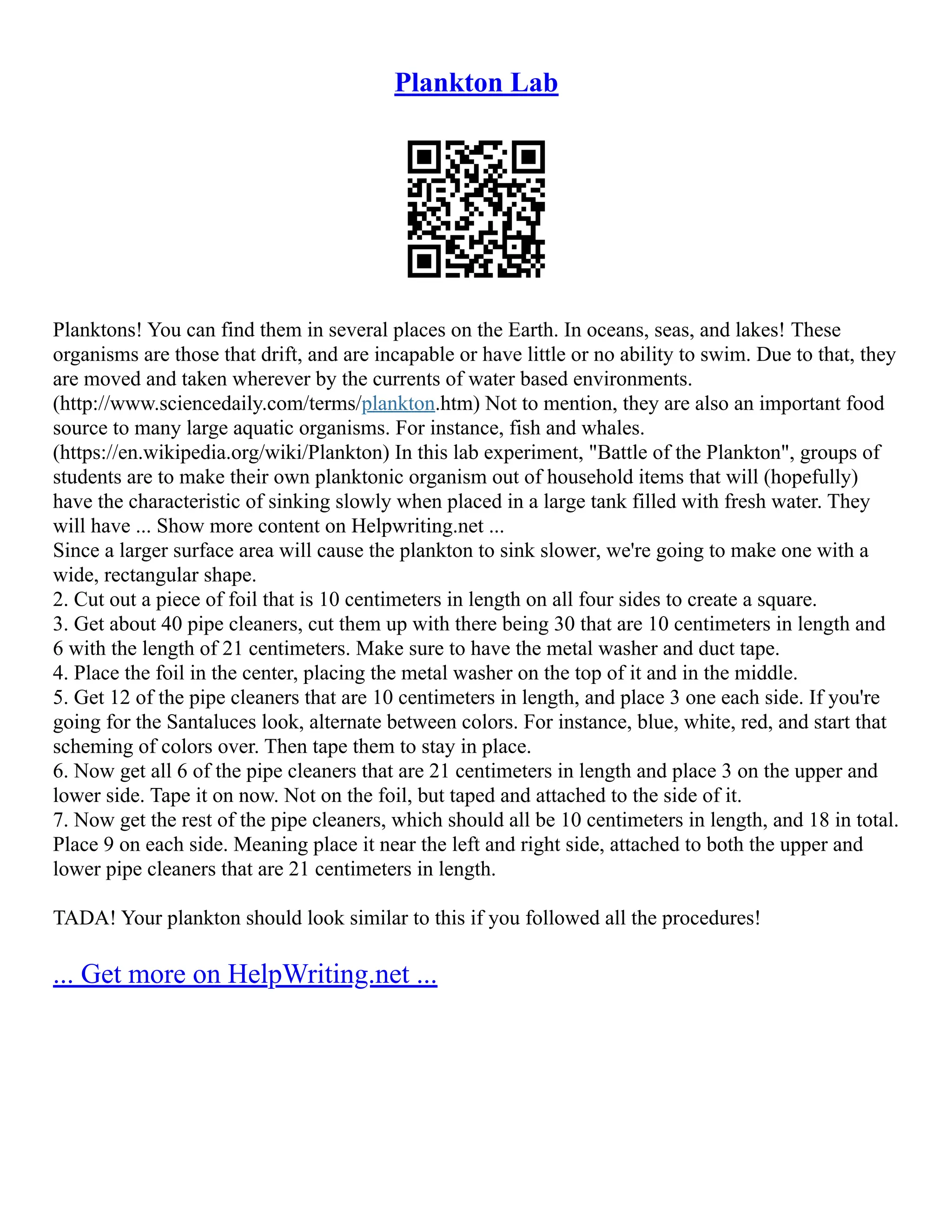 Lobster Life Cycle | PDF