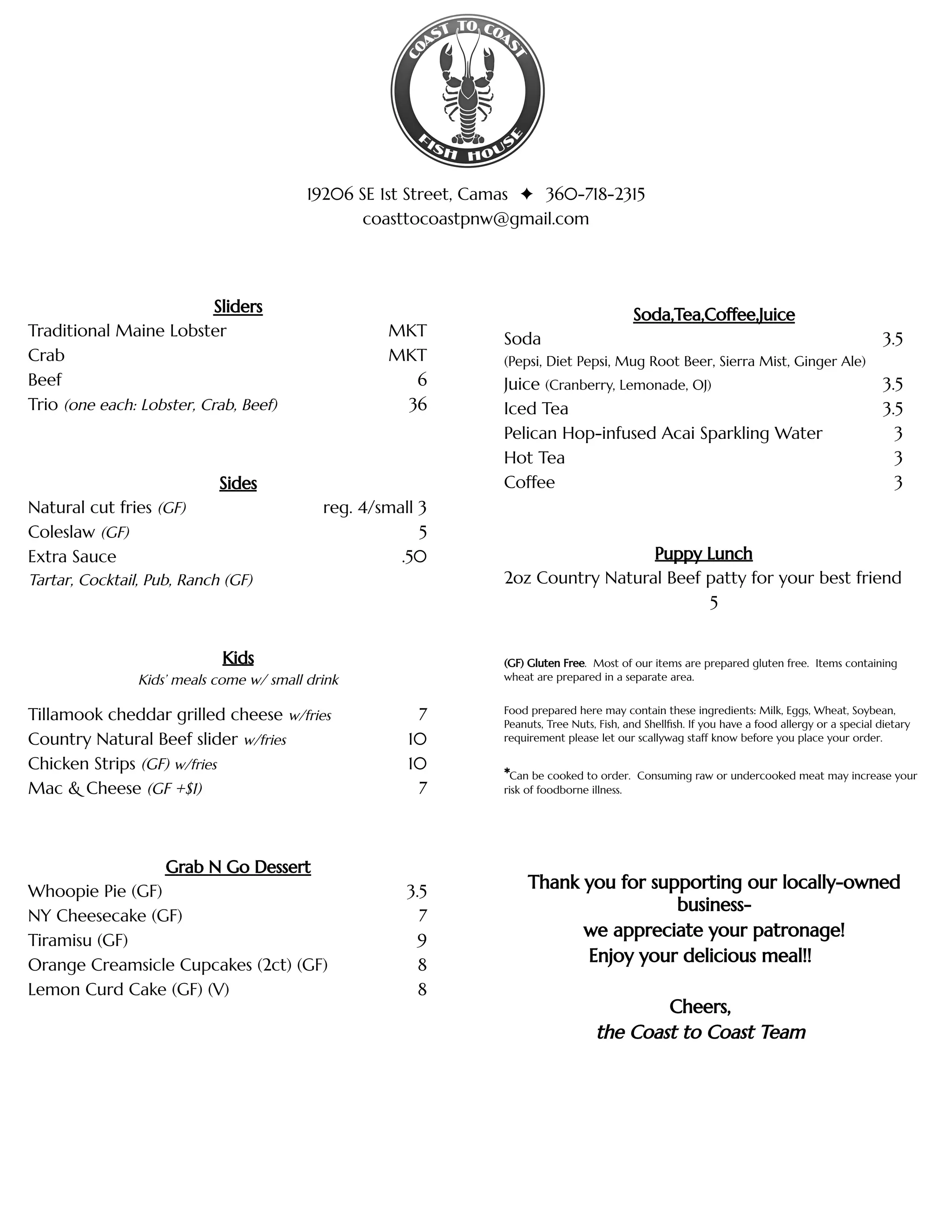 Menu | PDF