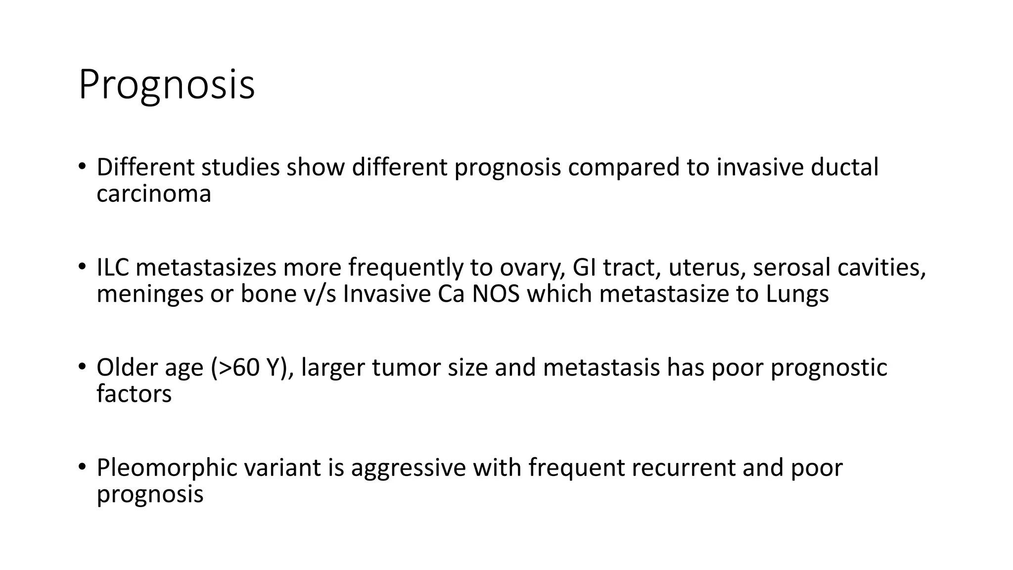 Lobular carcinoma of breast | PPTX
