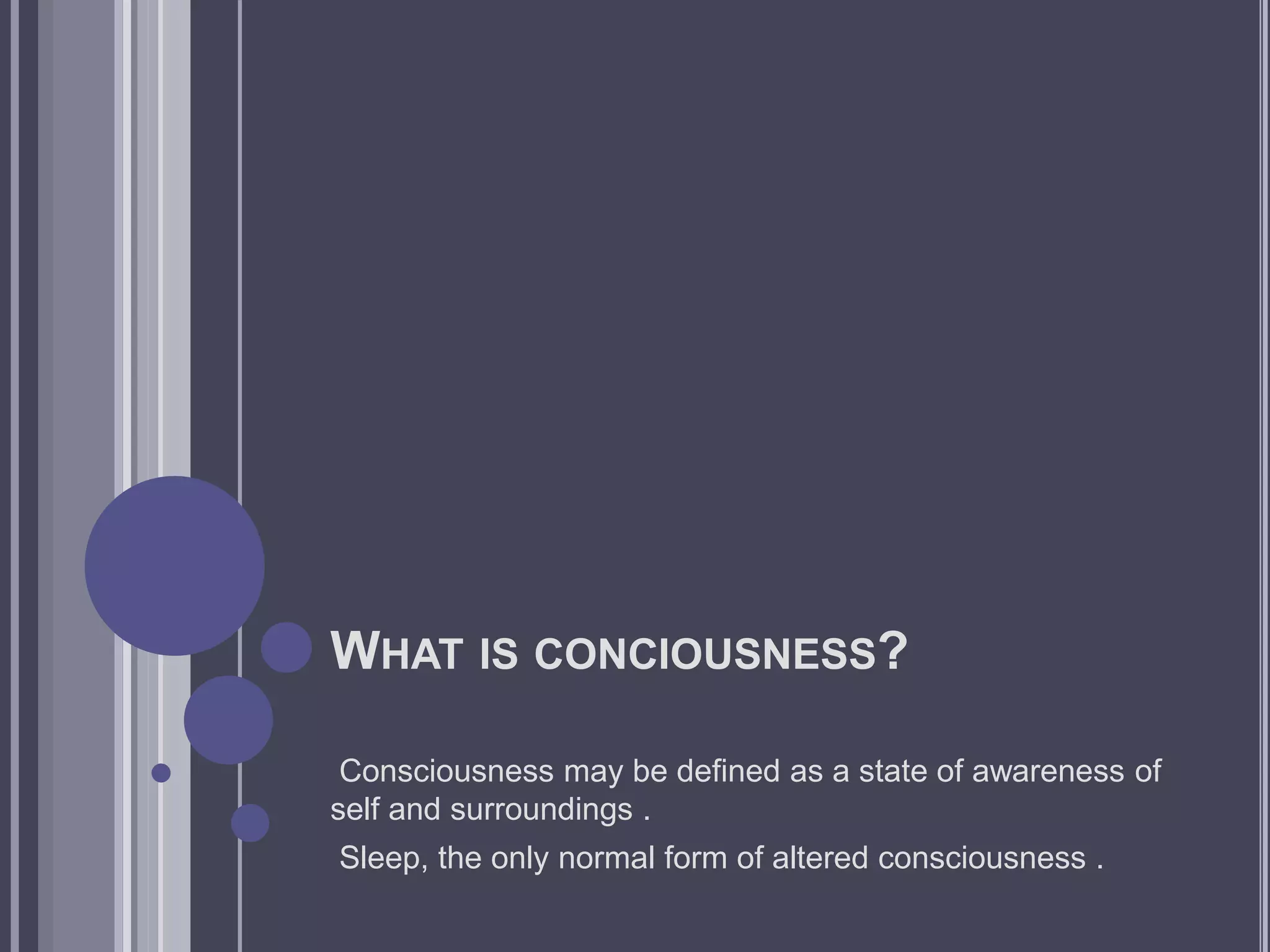 Loss of Conciousness | PPTX