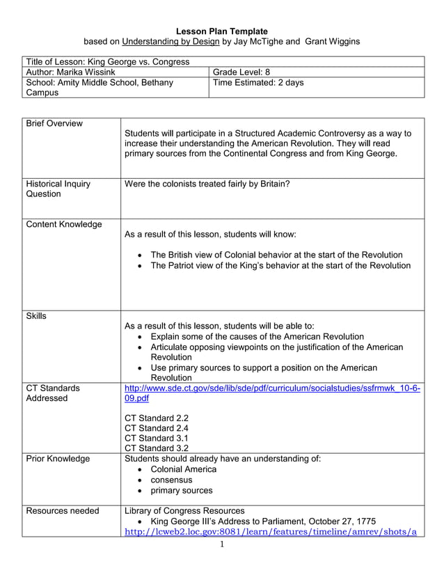 Loc lesson-template wissink | DOCX