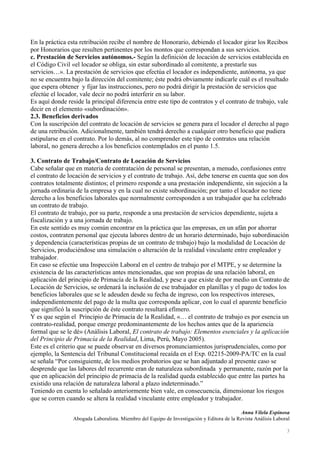 Locación de servicios | PDF