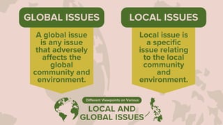 LOCAL-AND-GLOBAL-ISSUES power point presentation | PDF