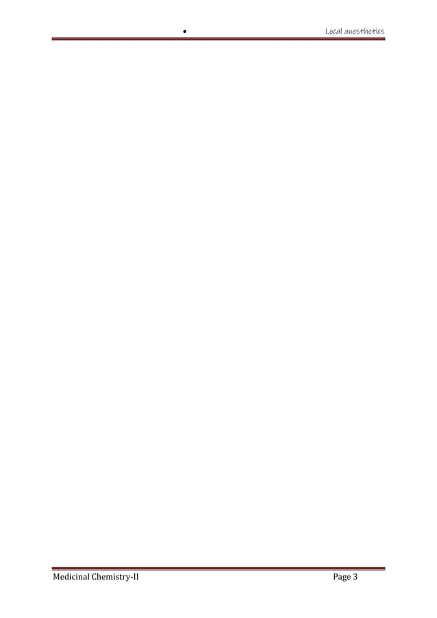 Local-Anesthetics.docx | Pharmaceutical Drugs | Medical Health