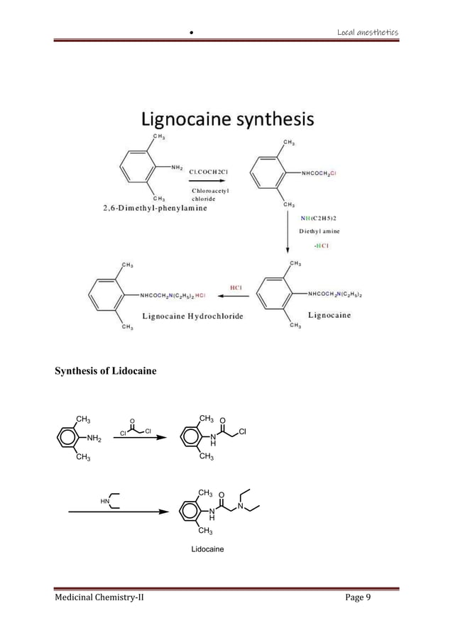 Local-Anesthetics.docx | Pharmaceutical Drugs | Medical Health