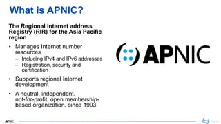 APNIC and Policy Development Process (PDP) | PPT