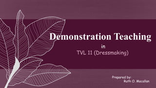 Local demonstration for DepEd Ranking... | PPT