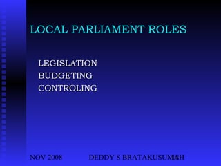 Local governance | PPT