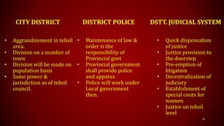 Local government in Pakistan | PPTX