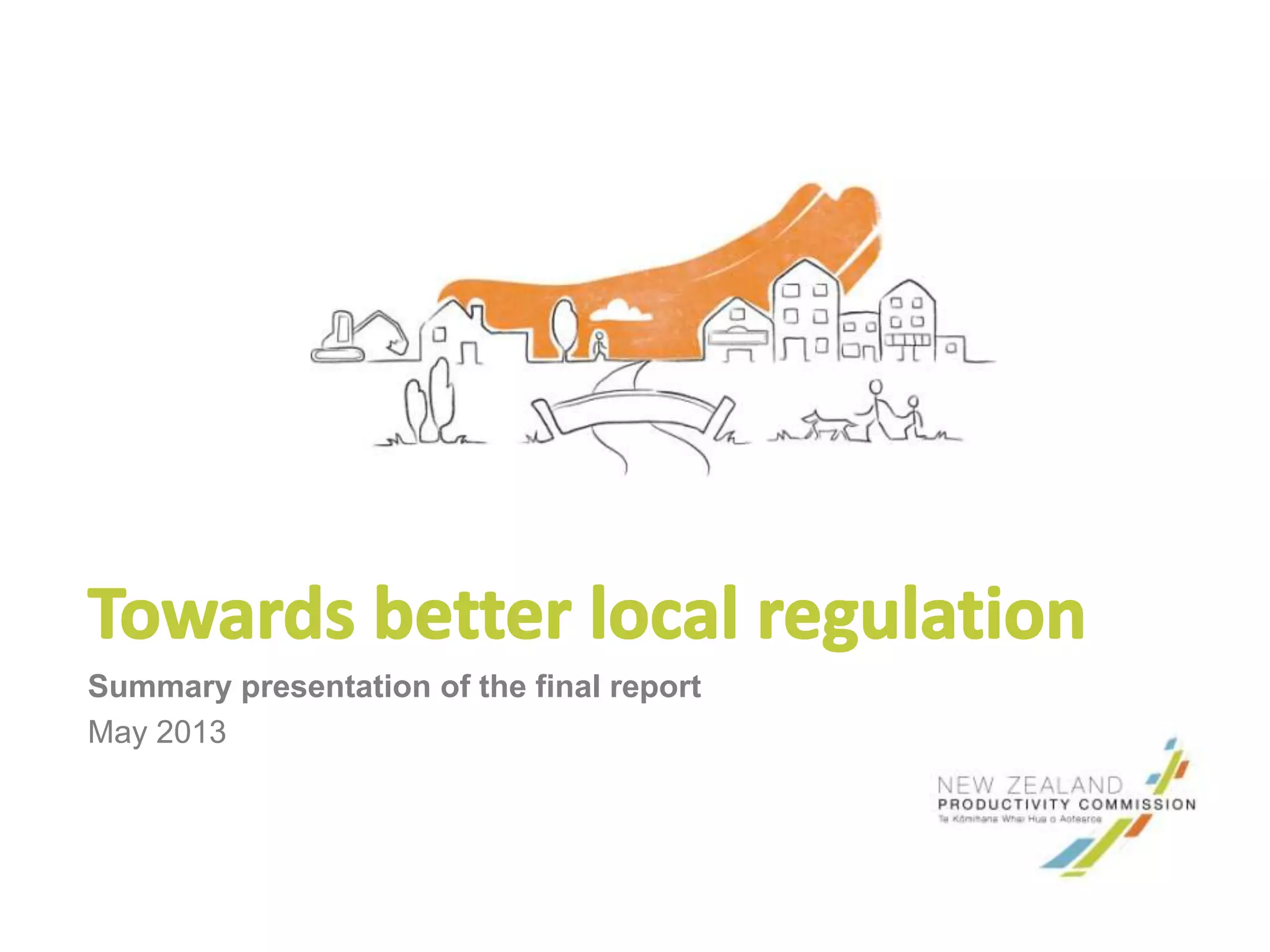 Towards better local regulation - final report | PPTX | Financial ...