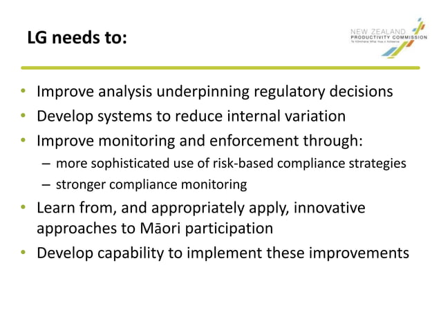 Towards better local regulation - final report | PPTX | Financial ...