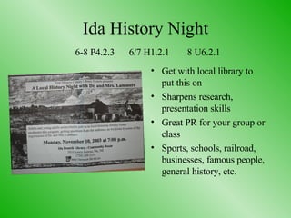 Local History in the Classroom | PPT