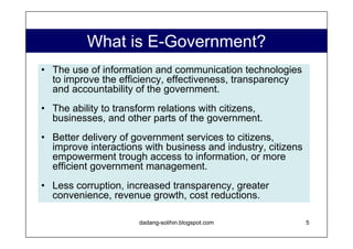 Local Initiatives for E-Government (L.I.F.E) | PDF | Internet | Computing