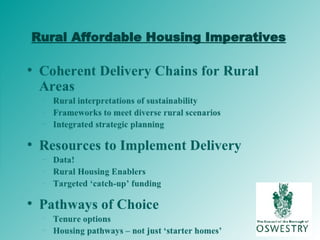 Local Perspectives - Rural Housing | PDF