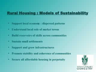 Local Perspectives - Rural Housing | PDF