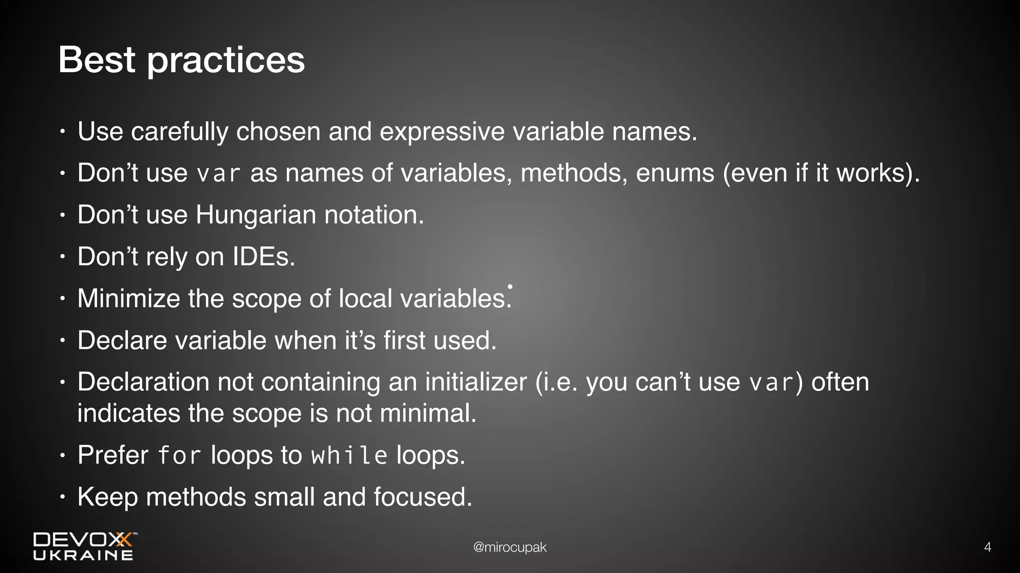 Local variable type inference - Will it compile? | PPT