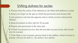 Local abdominal examination | PPTX