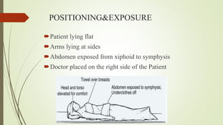 Local abdominal examination | PPTX