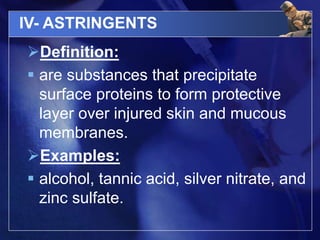 Local acting substances chelating agents | PPTX | Skin Care | Beauty