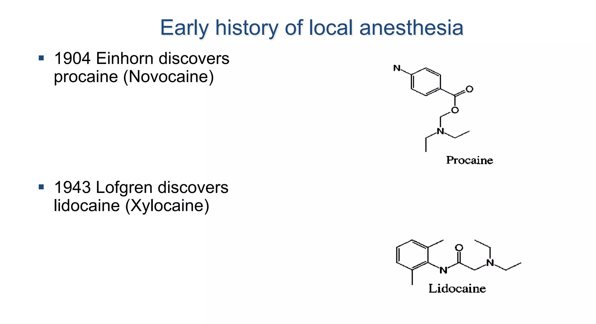 Local anaesthesia | PPTX