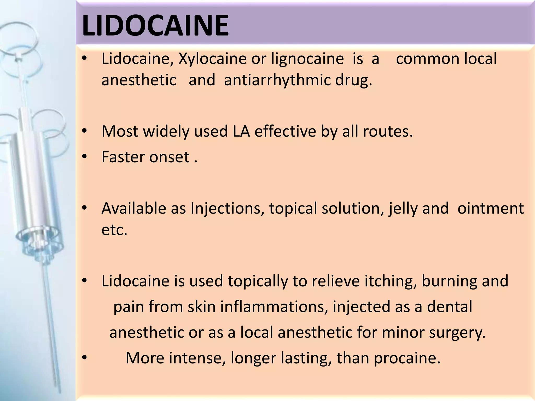 "LOCAL-ANAESTHESIA" | PPTX