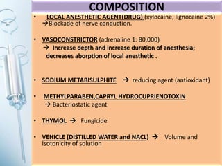 "LOCAL-ANAESTHESIA" | PPTX