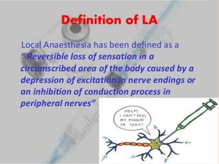 Local anaesthesia.. | PPTX