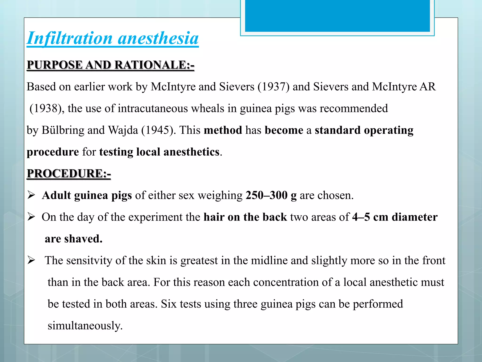 Screening methof of Local anaesthesia | PPTX