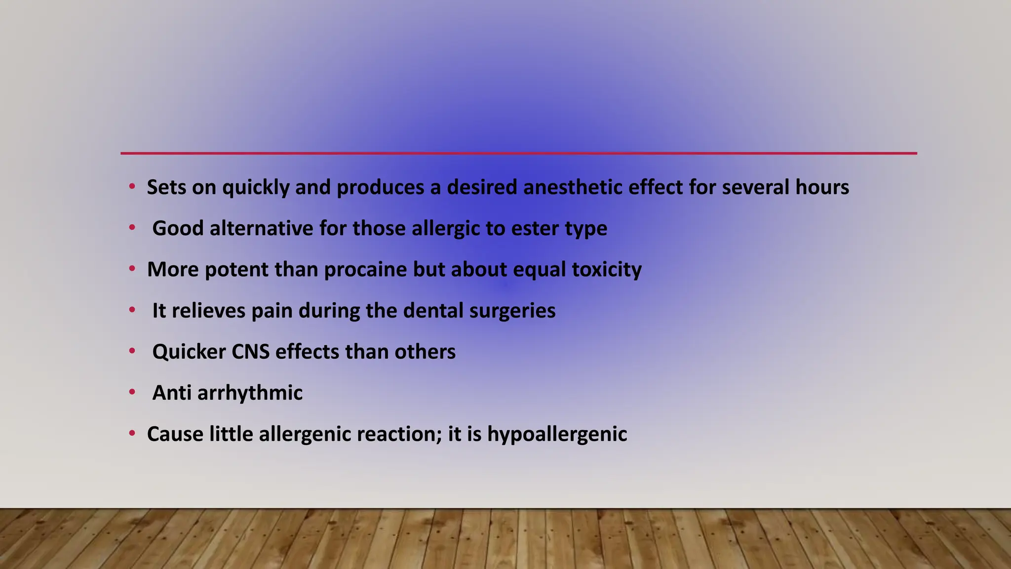 LOCAL ANAESTHESIA classification, contents , indication and ...