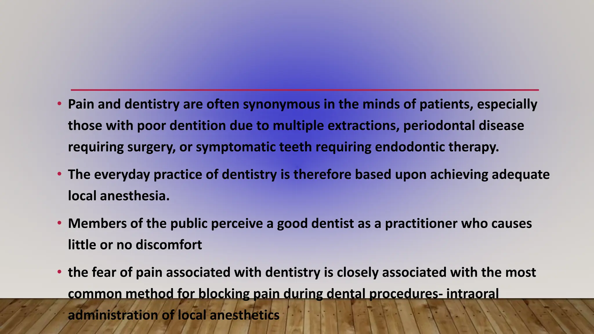 LOCAL ANAESTHESIA classification, contents , indication and ...