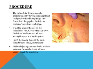 Local anaesthesia blocks in ent | PPTX