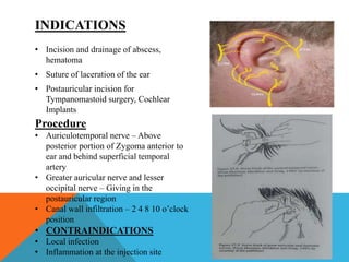 Local anaesthesia blocks in ent | PPTX