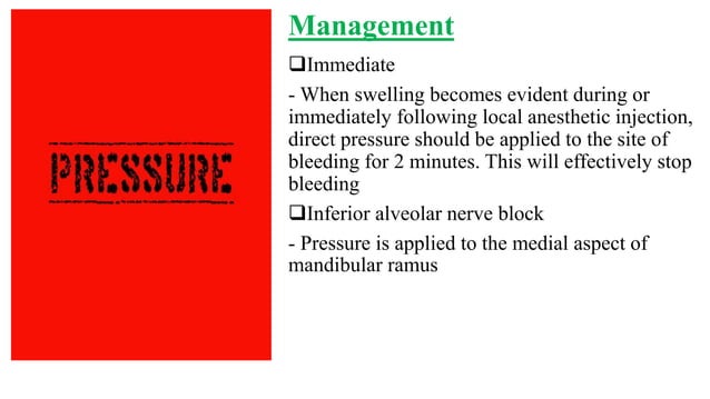 Local anaesthesia complications | PPT