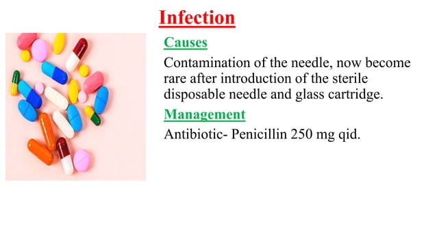 Local anaesthesia complications | PPT