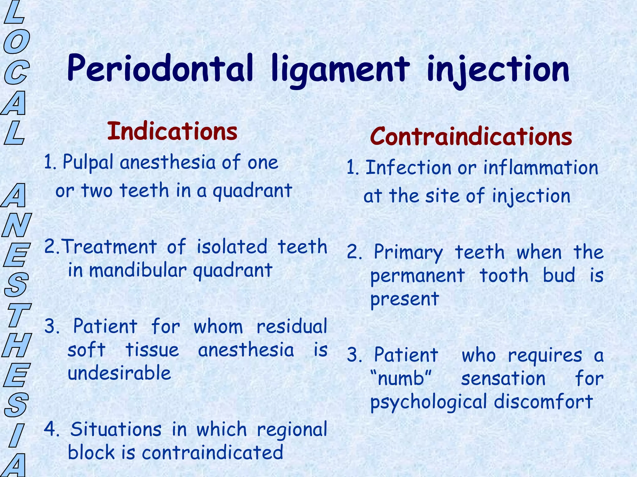 Local anaesthesia _pedo_ | PPT