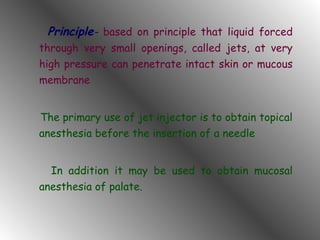 Local anaesthesia _pedo_ | PPT